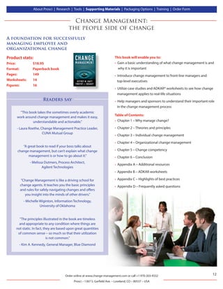 Prosci change series | PDF