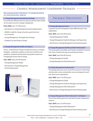 Prosci change series | PDF