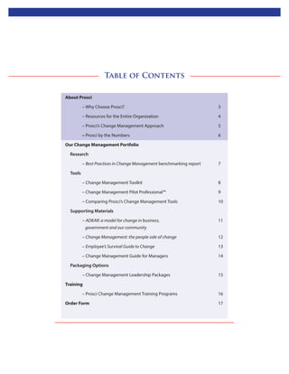 Prosci change series | PDF