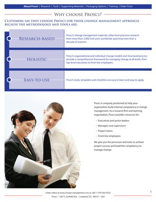 Prosci change series | PDF
