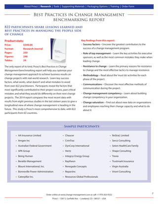 Prosci change series | PDF