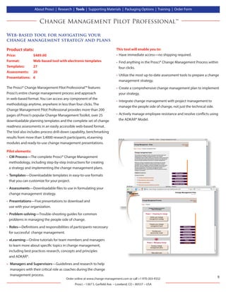 Prosci change series | PDF