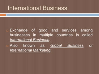 Pros & Cons of International Business | PPTX