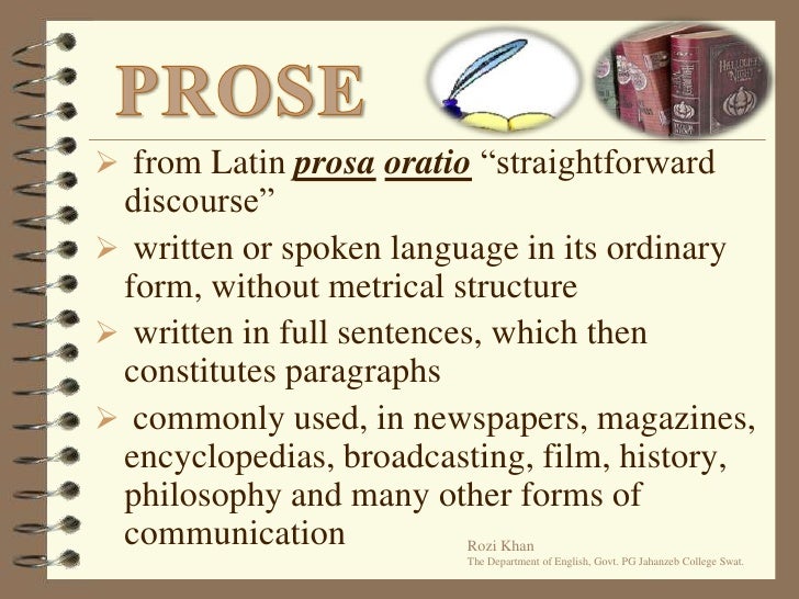 Prose prose