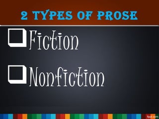 Prose | PPT