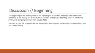 Plot Analysis of "The Boarding House" by James Joyce | PPTX | Fiction ...