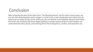 Plot Analysis of "The Boarding House" by James Joyce | PPTX