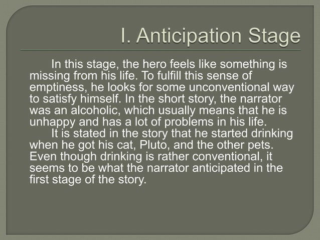 Plot Analysis in "The Black Cat" by Edgar Allan Poe | PPTX | Cats | Pets