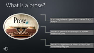Prose | PPTX
