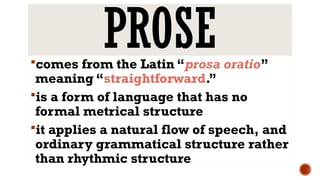 PROSE_Poetry_English Lesson_Characteristics.pptx