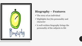 Prose biography | PPTX