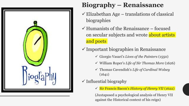 Prose biography | PPT
