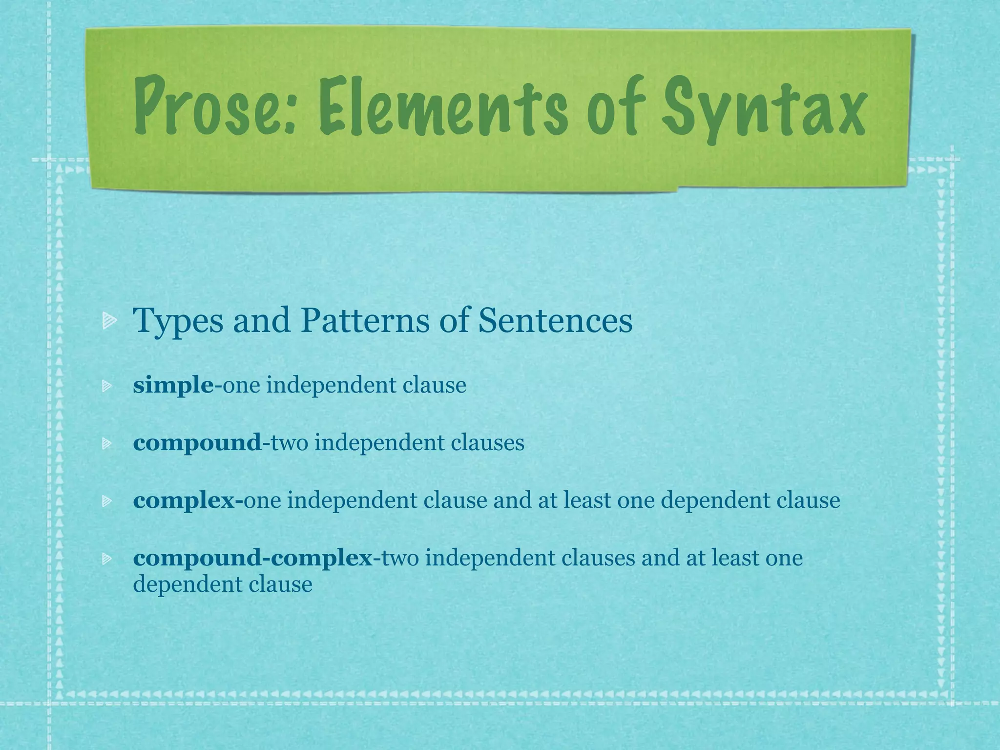 Prose PPT | KEY