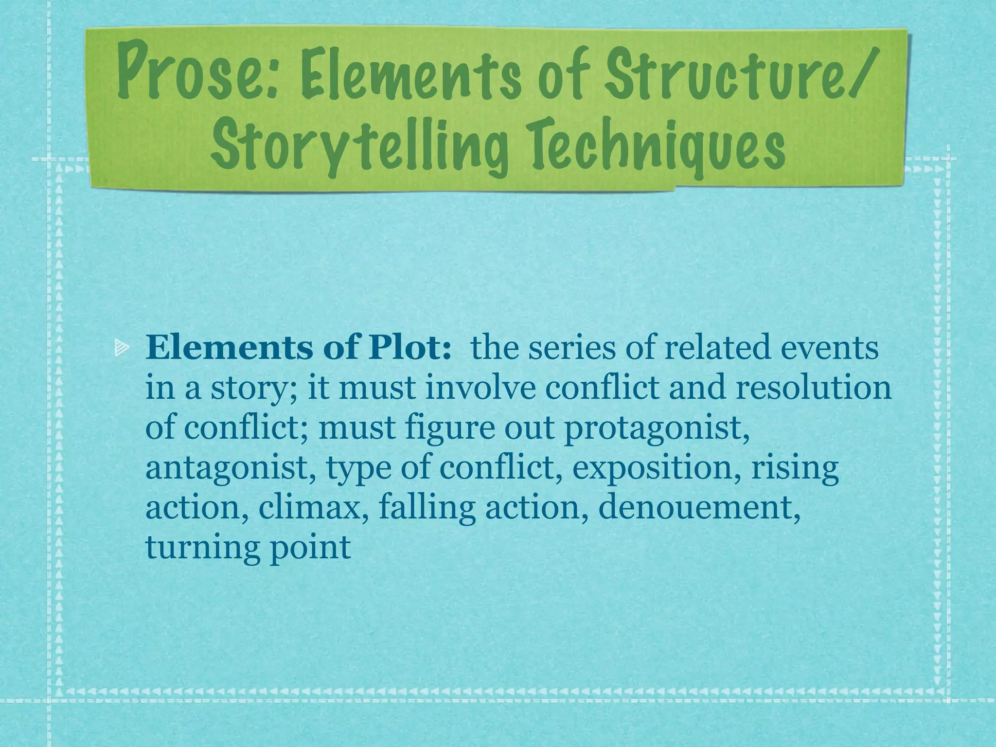 Prose PPT | KEY