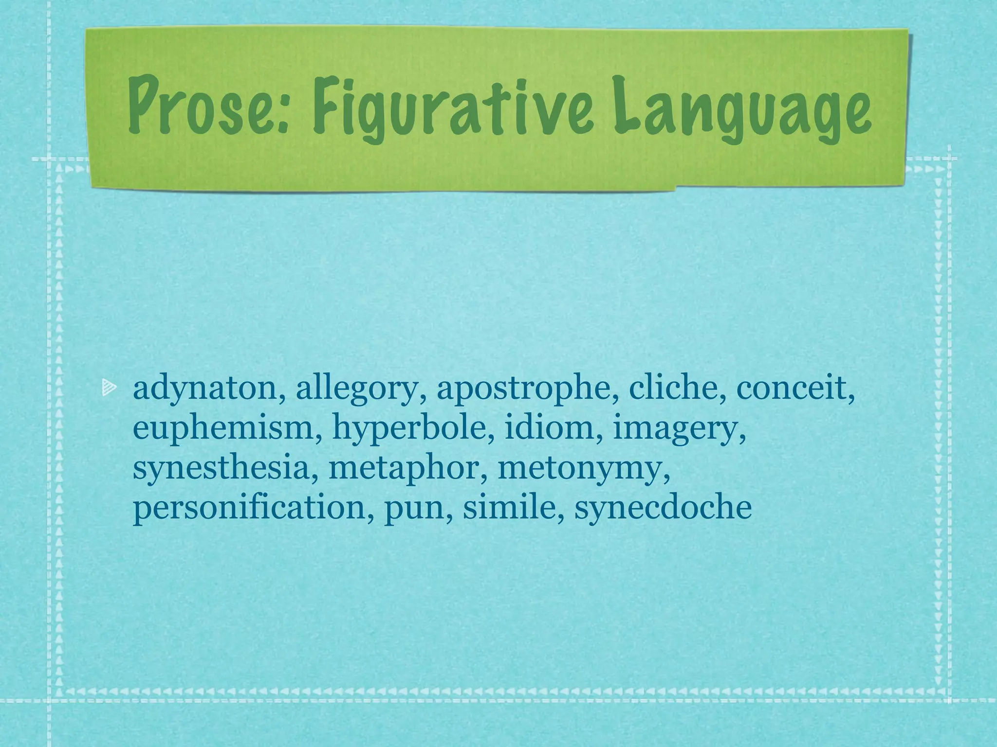 Prose PPT | KEY