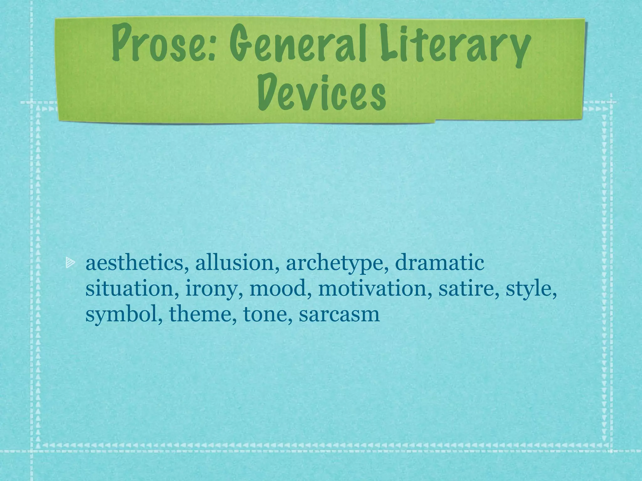 Prose PPT | KEY