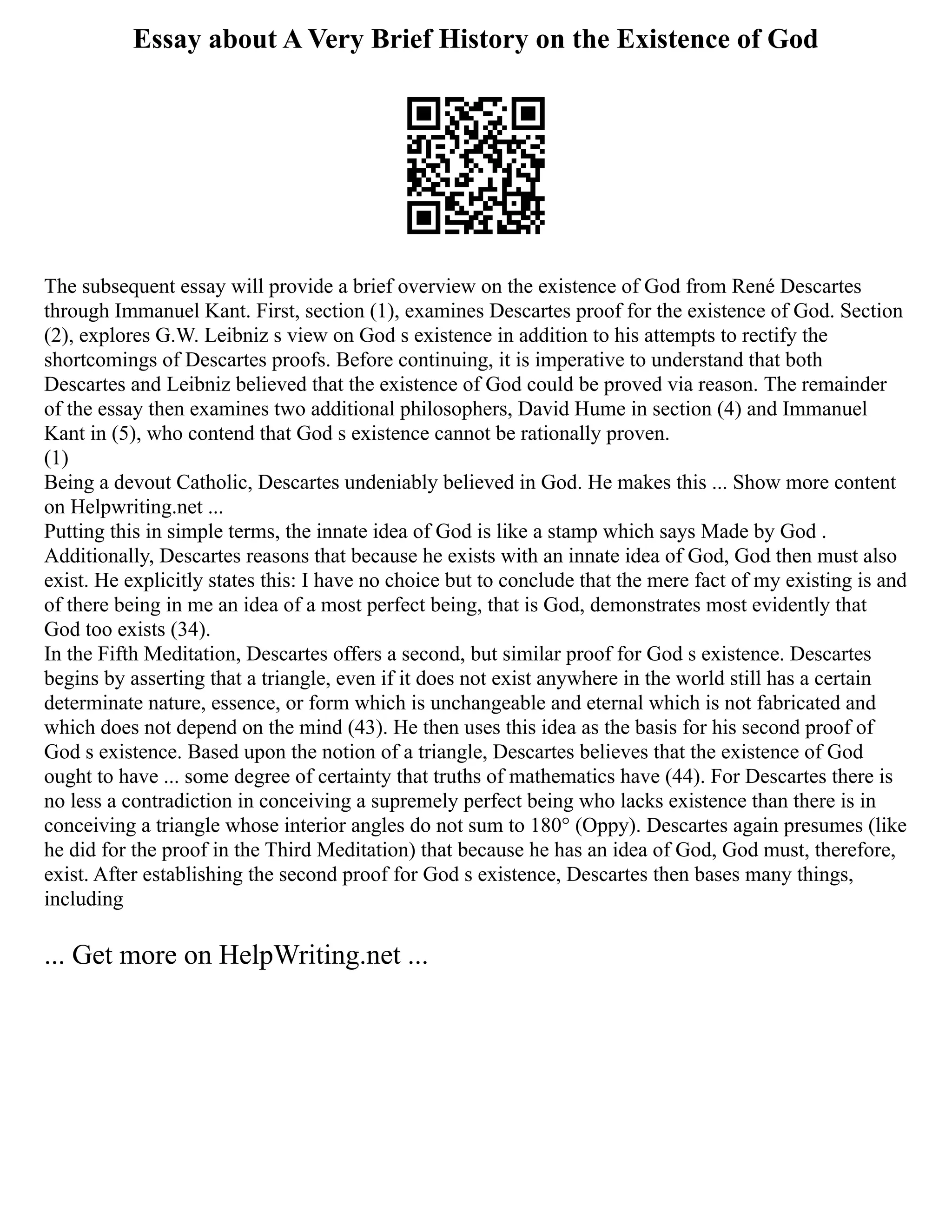 Prose Analysis Example. Literary Analysi | PDF