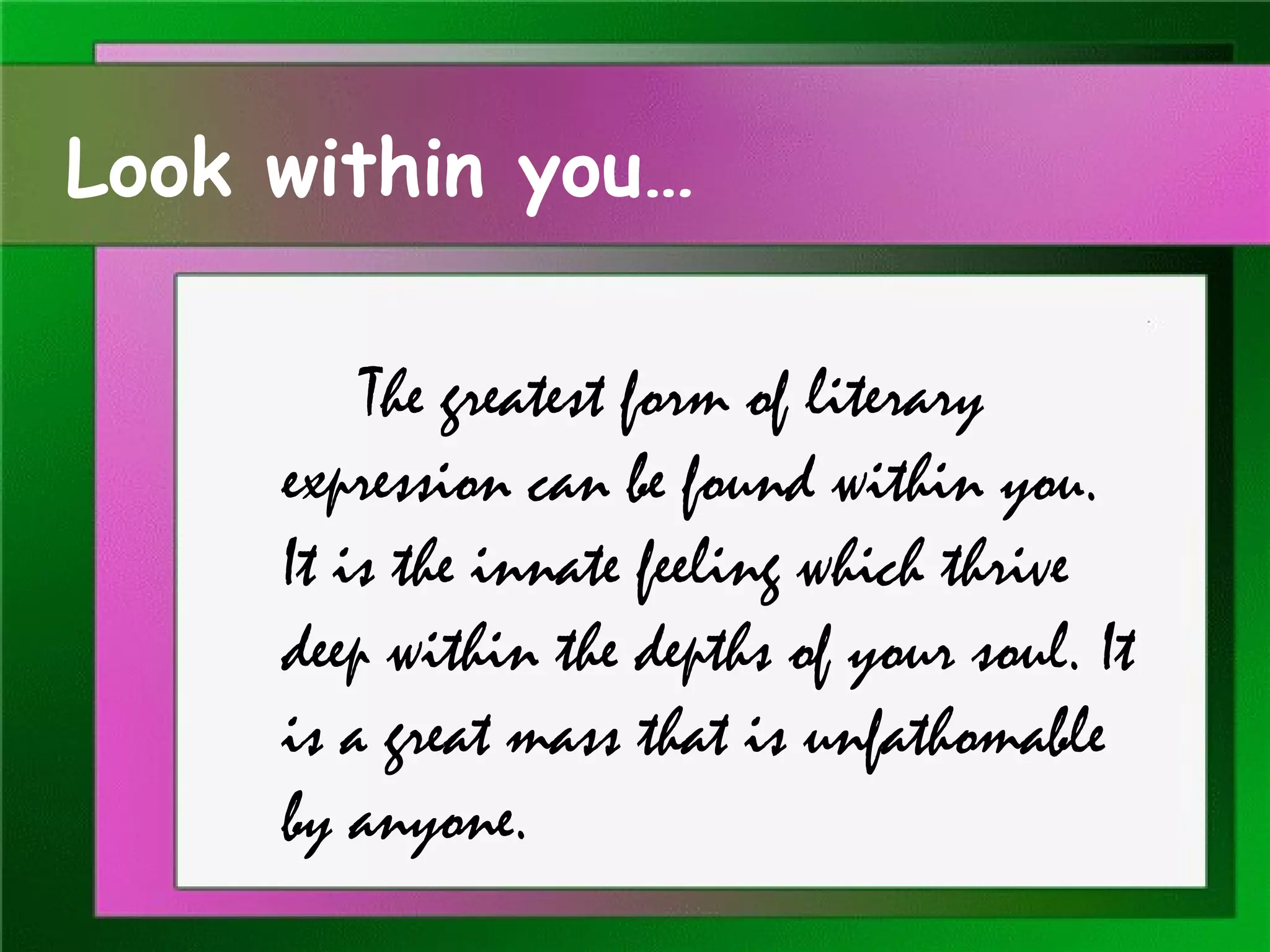 Prose and poetry | PPT