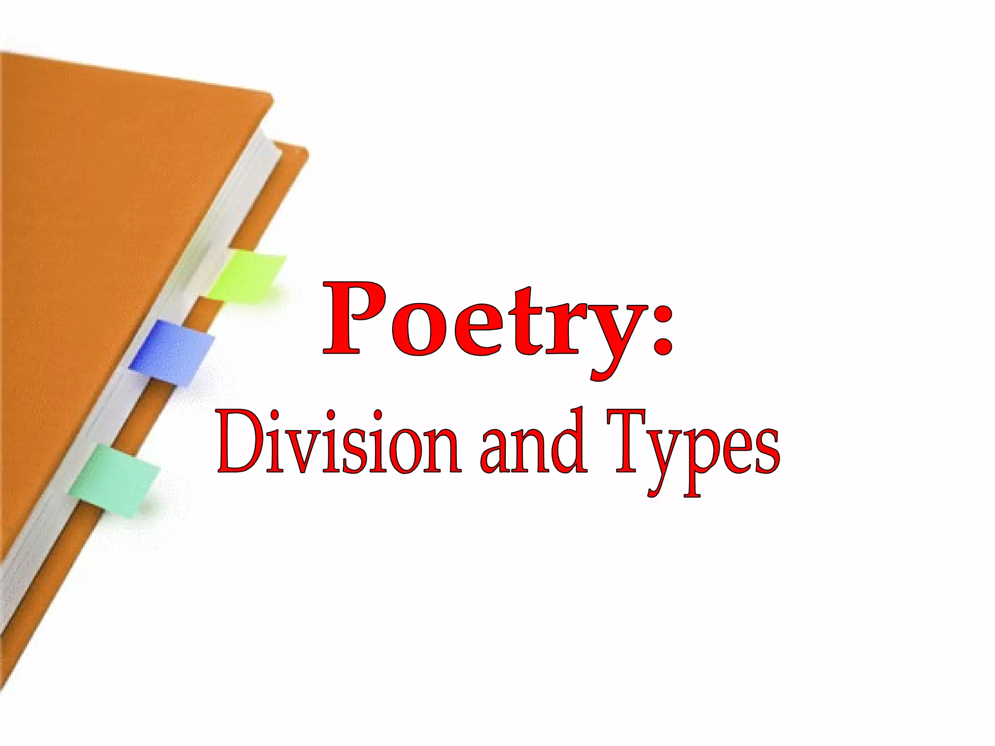 Prose and poetry | PPT