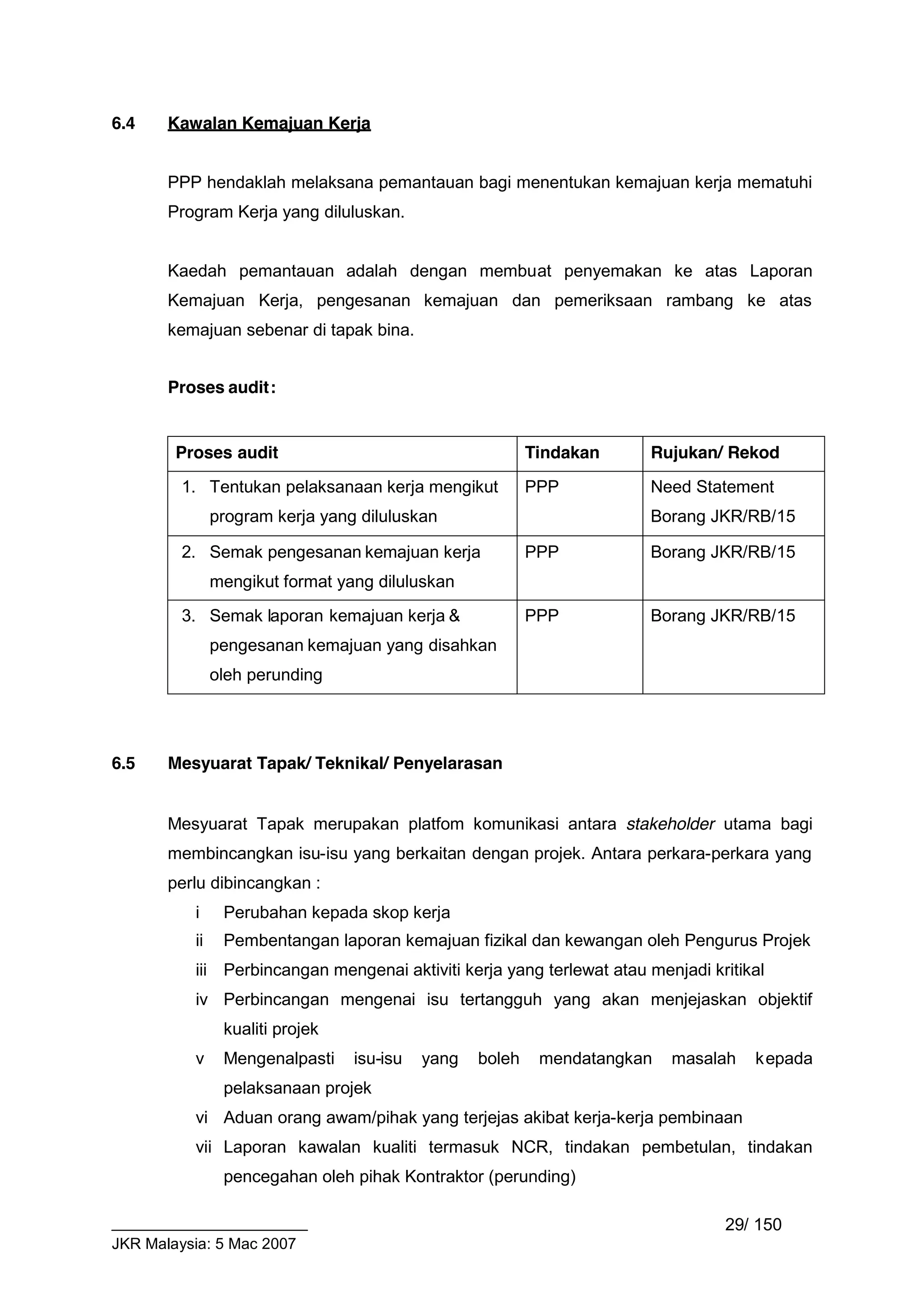 Prosedur jkr-reka-dan-bina | PDF