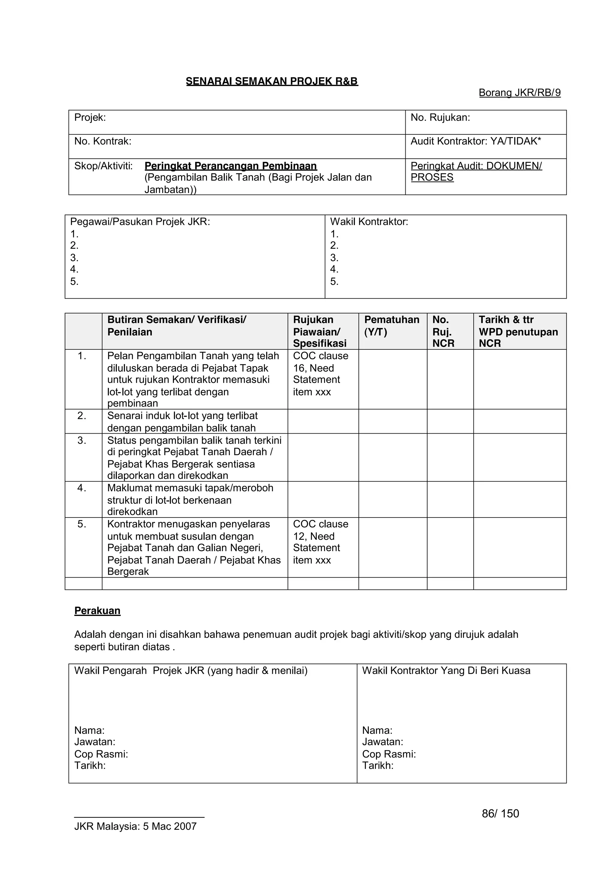 Prosedur jkr-reka-dan-bina | PDF