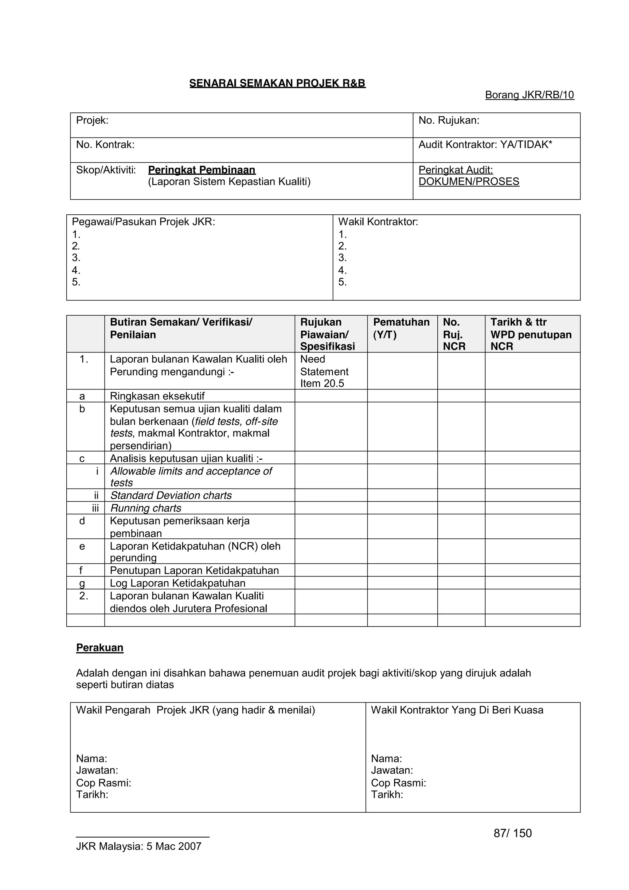 Prosedur jkr-reka-dan-bina | PDF