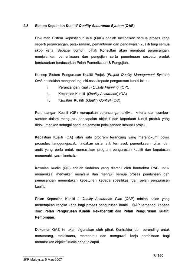 Prosedur jkr-reka-dan-bina | PDF