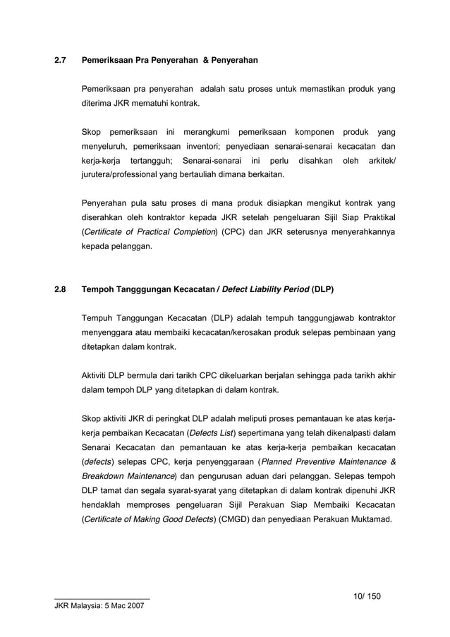 Prosedur jkr-reka-dan-bina | PDF