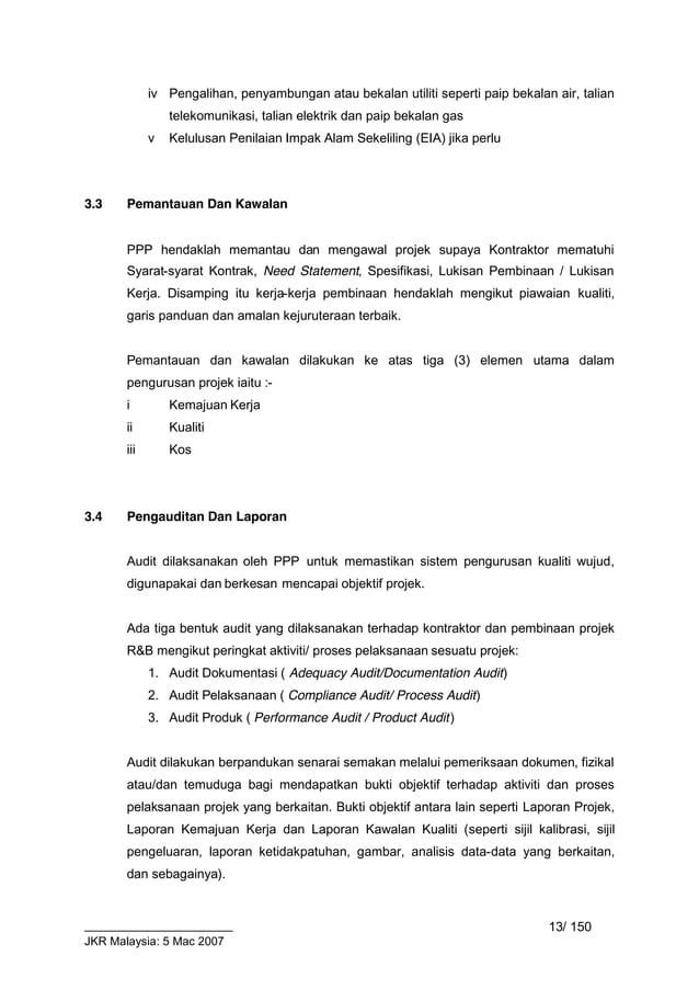 Prosedur jkr-reka-dan-bina | PDF