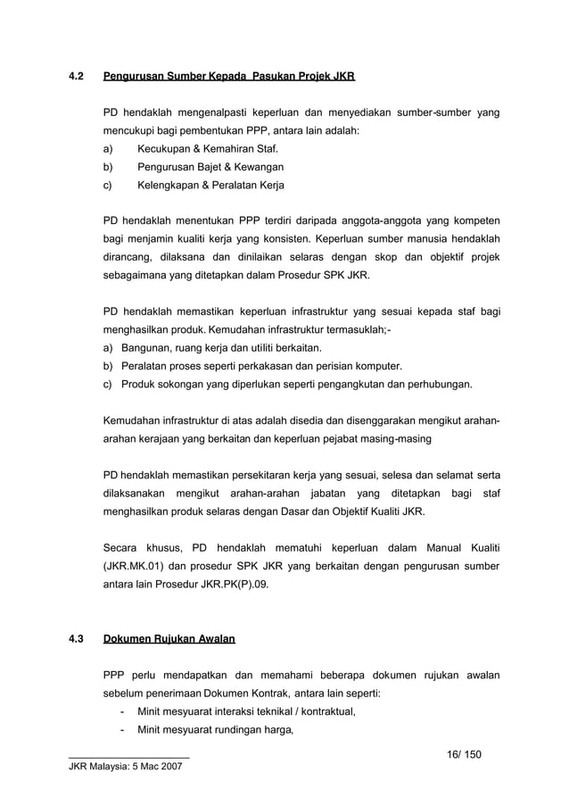 Prosedur jkr-reka-dan-bina | PDF