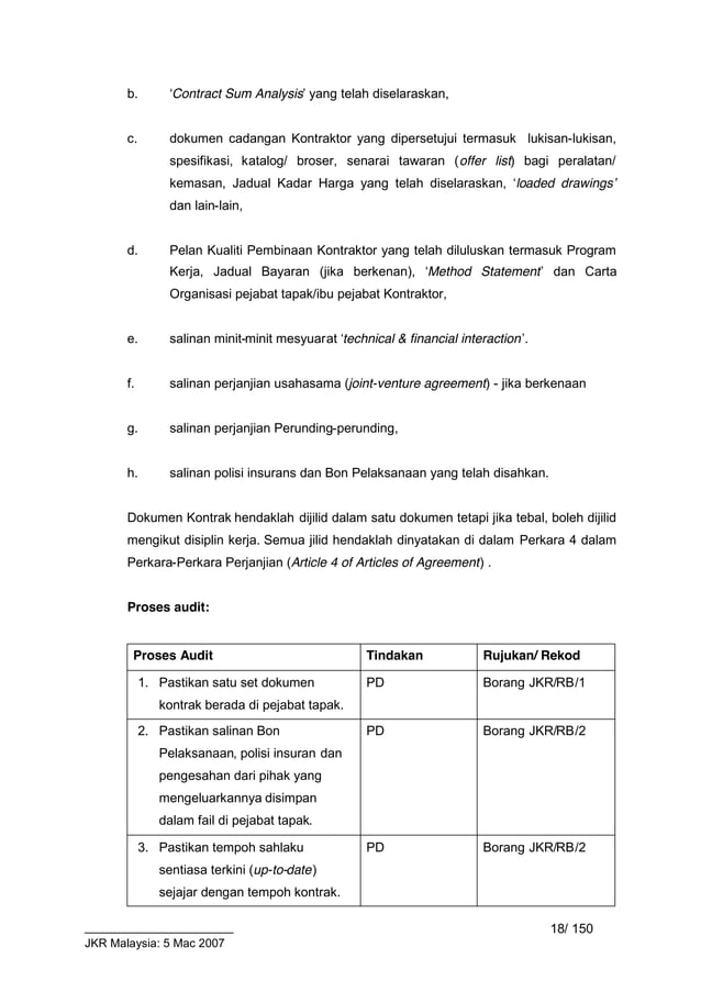 Prosedur jkr-reka-dan-bina | PDF