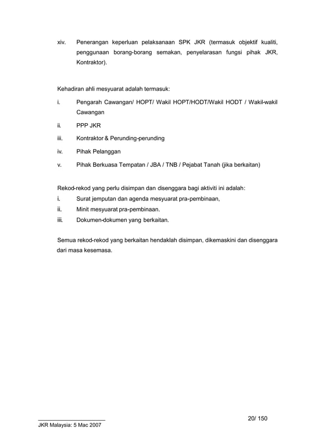 Prosedur jkr-reka-dan-bina | PDF