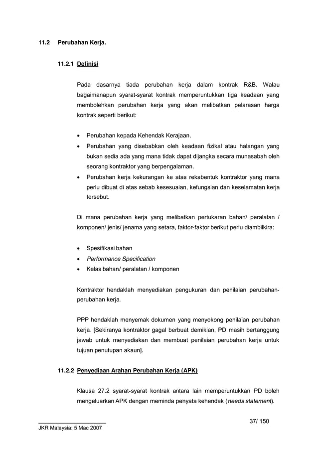 Prosedur jkr-reka-dan-bina | PDF