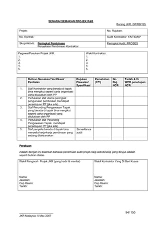 Prosedur jkr-reka-dan-bina | PDF