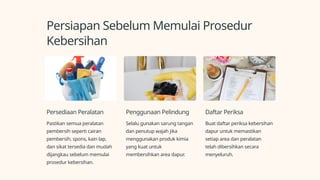 Prosedur dalam menjaga kebersihan dapurr | PPTX
