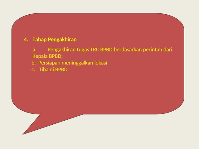 prosedur-tetap-trc penanggulangan bencana.ppt