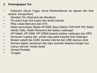 prosedur-tetap-trc penanggulangan bencana.ppt