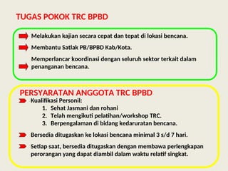 prosedur-tetap-trc penanggulangan bencana.ppt