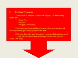 prosedur-tetap-trc penanggulangan bencana.ppt