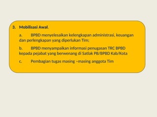 prosedur-tetap-trc penanggulangan bencana.ppt