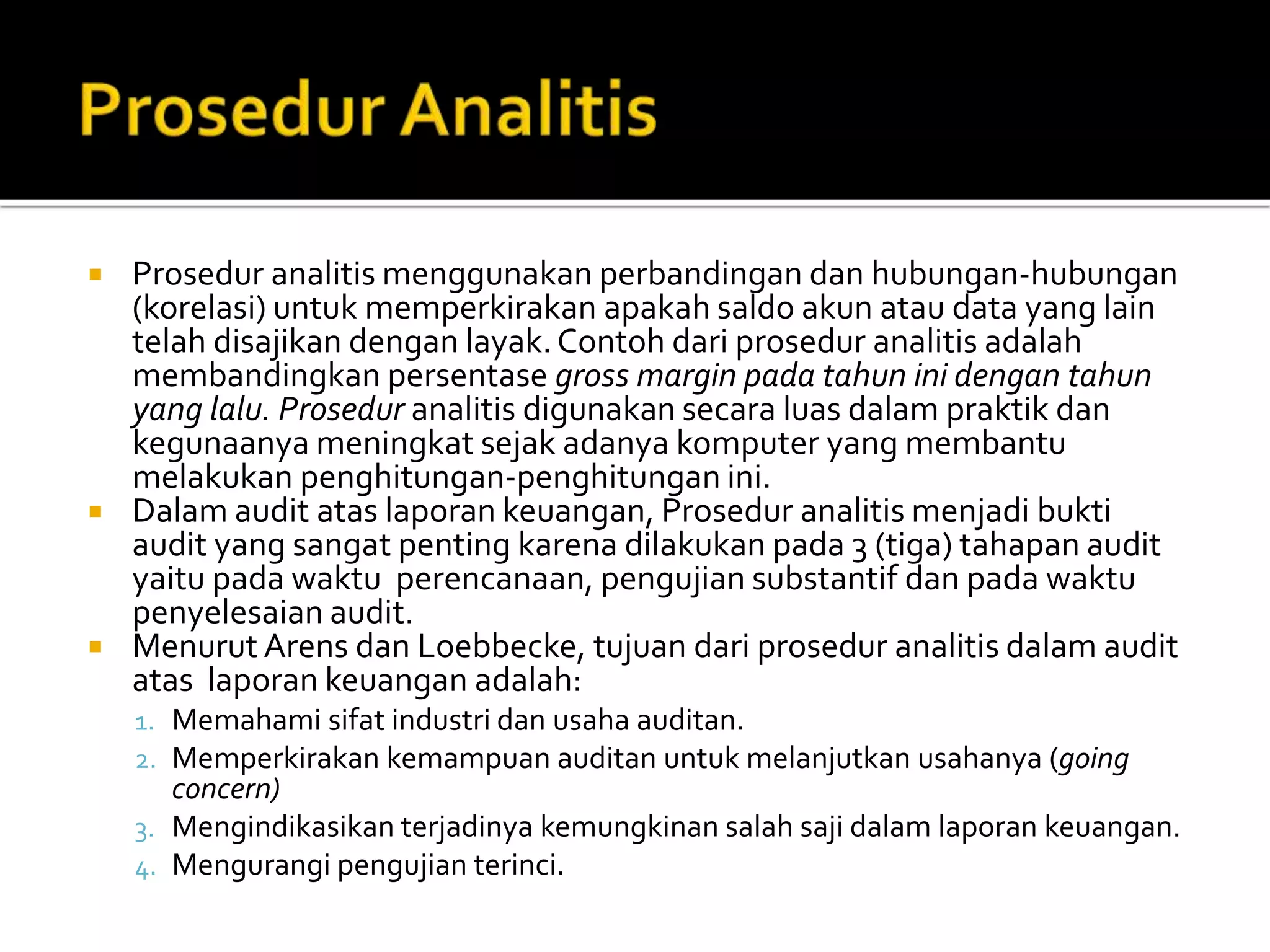 PROSEDUR AUDIT | PPTX