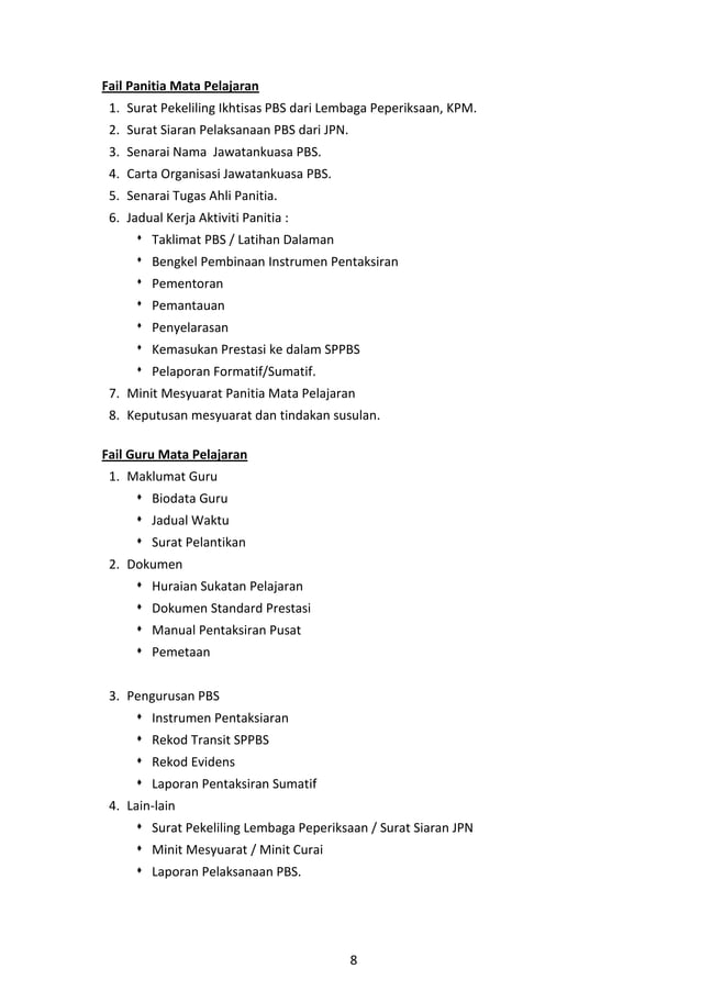 Prosedur dan proses PBS | PDF