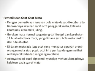 Prosedur diagnostik mata | PPTX