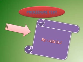 Prosedure text | PPTX
