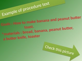 PROCEDURES TEXT, CREATED BY : YUSTUS TEFI | PPT