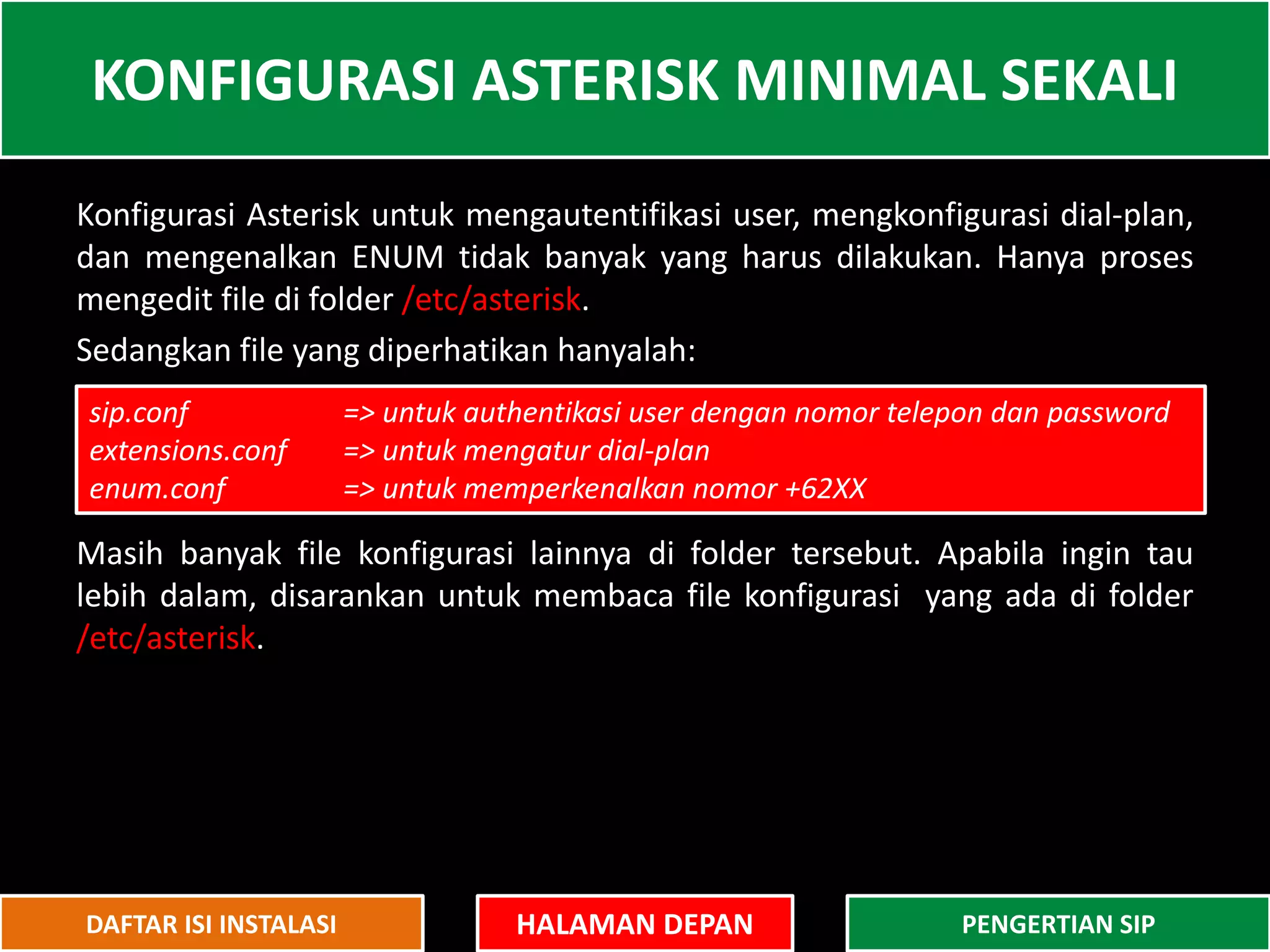Prosedur Instalasi Server Softswitch Berbasis SIP | PPTX