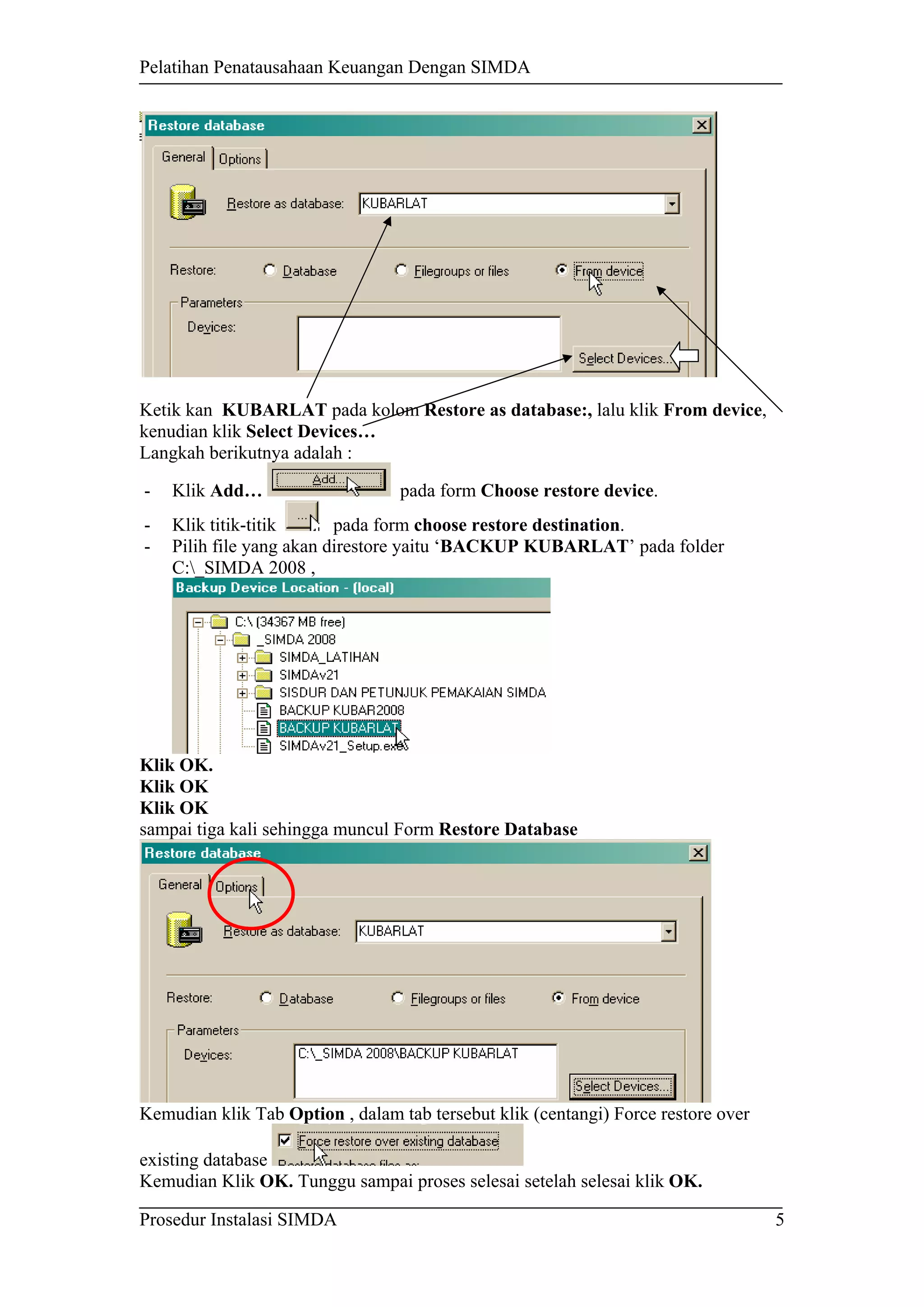 !Prosedur install simda | PDF