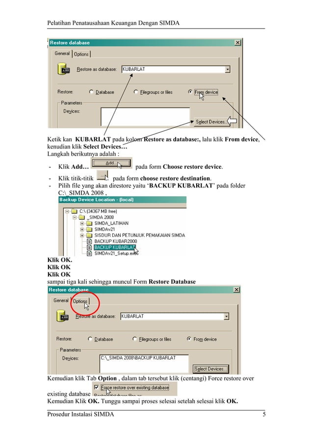 !Prosedur install simda | PDF