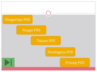 Prosedur operasional standar (pos).yuliawanti xi ak_1 | PPT