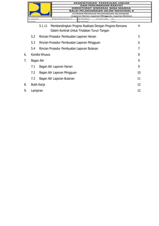 Prosedur pelaporan (laporan harian, mingguan, bulanan) kon-19 | PDF
